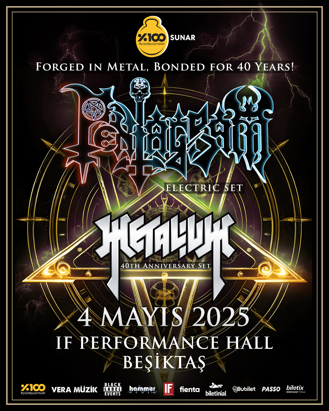 40 Yıllık Metal Efsaneleri: Pentagram ve Metalium, 4 Mayıs 2025’te IF ...